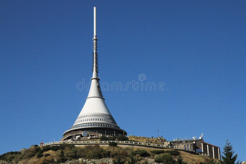 Jested tower in the nature stock image. Image of republic - 118323783