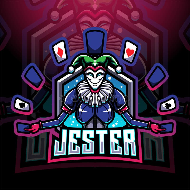 Jester Mascot. Esport Logo Design Stock Vector - Illustration of game ...