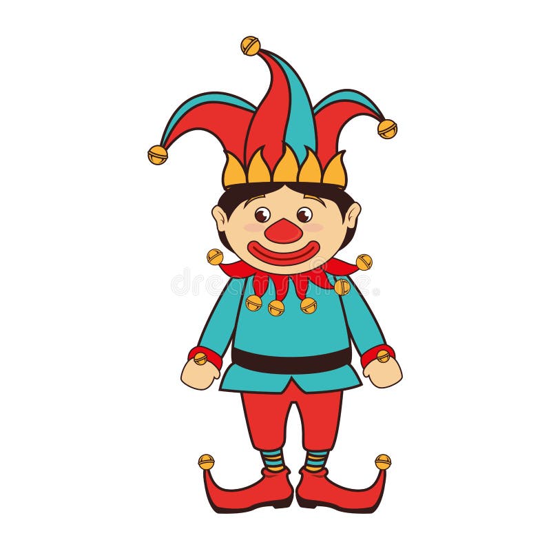 Jester Hat Comic Book Style Vector Illustration Stock Vector ...