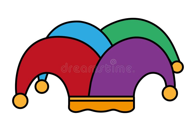 Jester hat cartoon stock vector. Illustration of comedian - 142649382