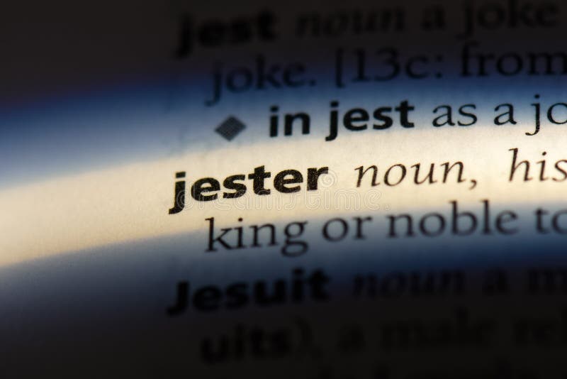 Jester stock photo. Image of closeup, definition, text - 126533680