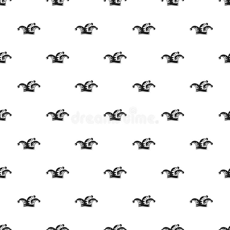 Jester Pattern Seamless Vector Stock Vector - Illustration of geometric ...