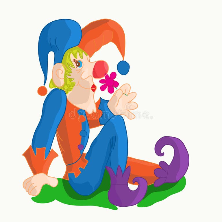 Jester stock illustration. Illustration of costume, house - 44421710