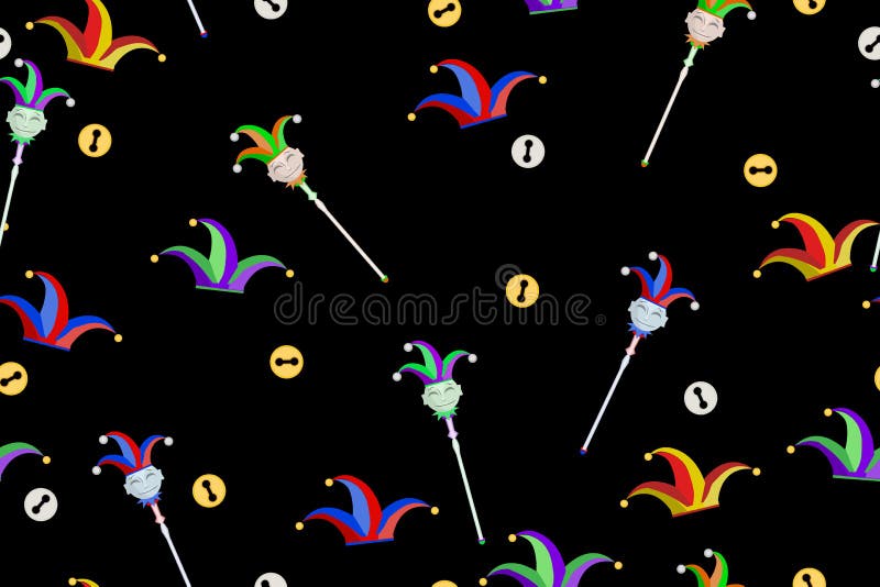 Jester Tile Texture ilustração do vetor. Ilustração de variedade - 98655142