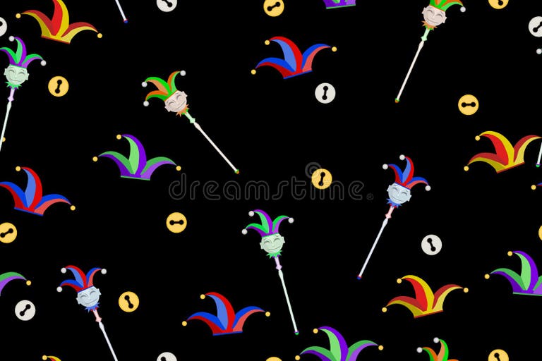 Jester Tile Texture ilustração do vetor. Ilustração de variedade - 98655142