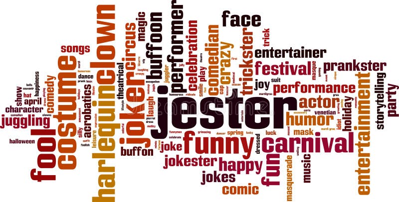 Jester Word Cloud Concept Stock Illustrations – 9 Jester Word Cloud ...