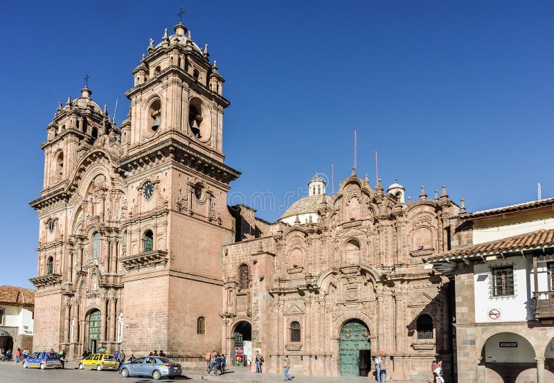 Jesuit Church in Cusco, Peru Editorial Stock Photo - Image of cityscape ...