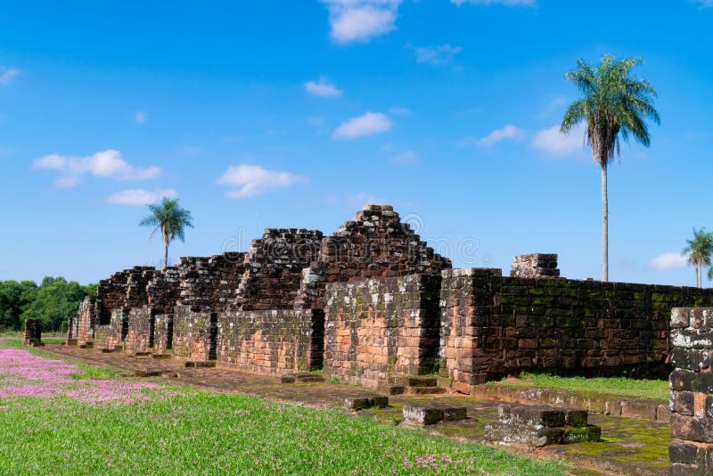 Jesuit Mission of the Holy Trinity in the Green Field Stock Photo ...
