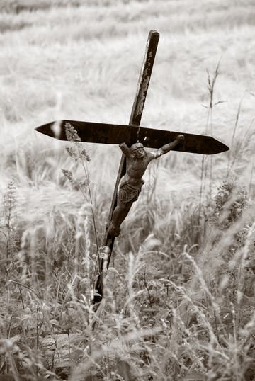 Jesus stock image. Image of landscape, damaged, catholic - 10007625