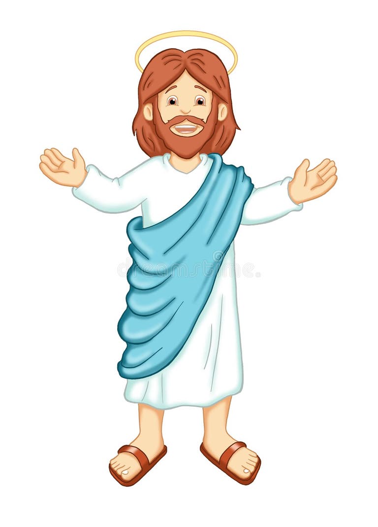 Smiling Jesus Stock Illustrations – 906 Smiling Jesus Stock ...