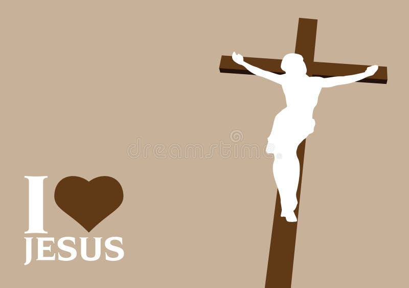 Holy Cross with a Large Fabric with Holy Week Text, Vector Illustration ...