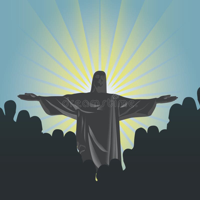 Jesus Background. Vector Illustration Decorative Background Design ...