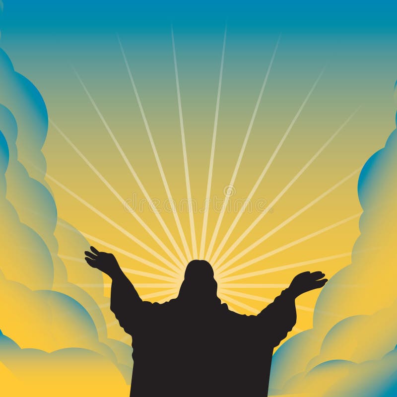 Jesus Background. Vector Illustration Decorative Design Stock Vector ...
