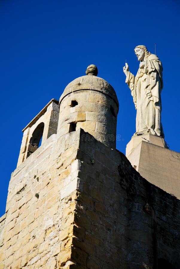 The Jesus of the Bay of San Sebastian Stock Image - Image of place ...