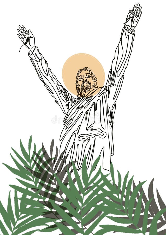 Jesus One Line Stock Illustrations – 505 Jesus One Line Stock ...