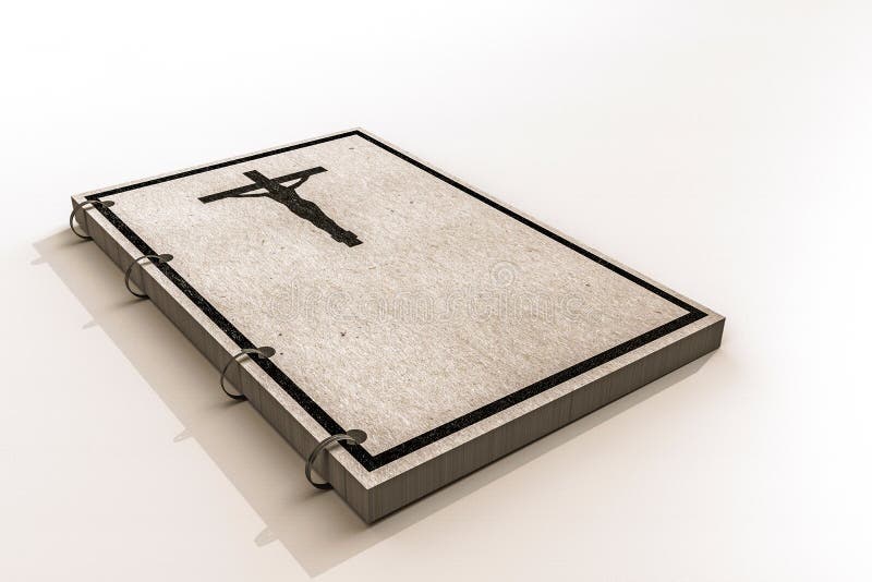 Jesus with a book stock vector. Illustration of grief - 38600289