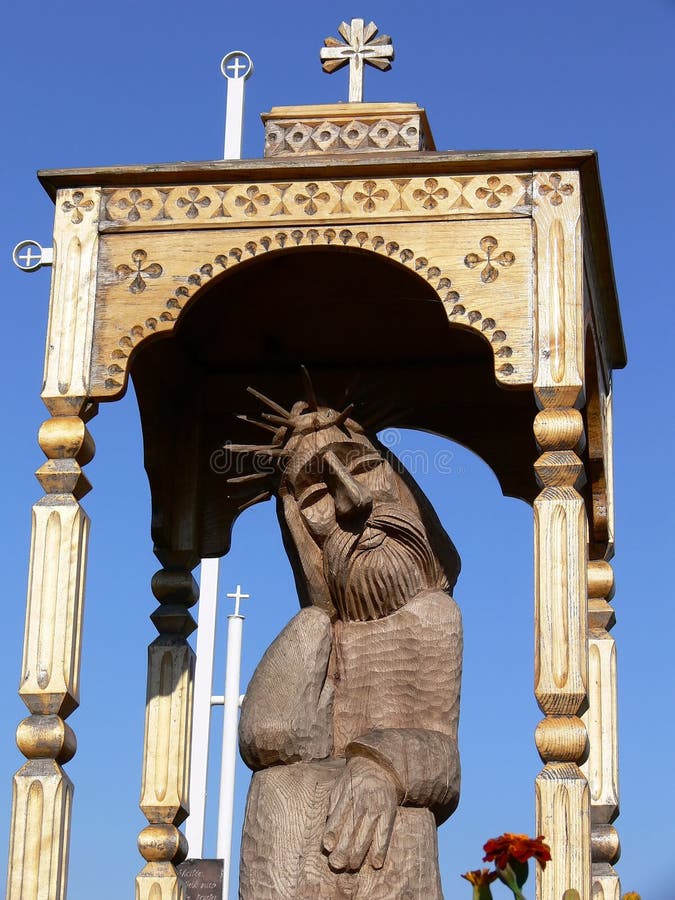Jesus Christ stock image. Image of europe, lituania, handmade - 1280929