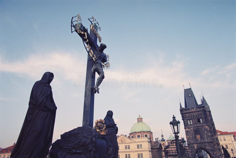 The Cross of Christ, As a Bridge To God and People Stock Illustration ...