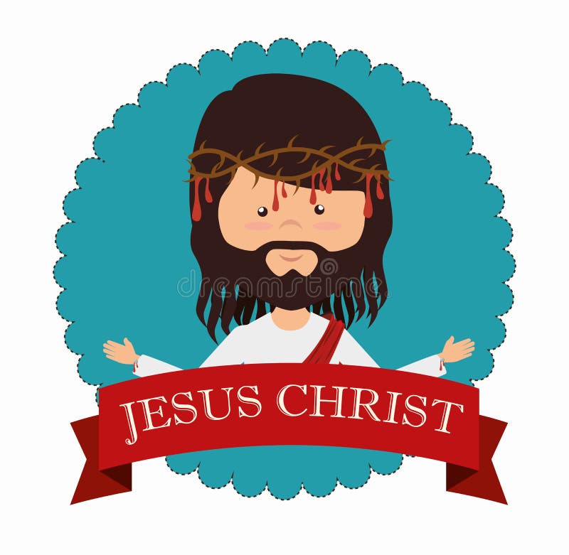 Jesus christ design stock illustration. Illustration of isolated - 67665528