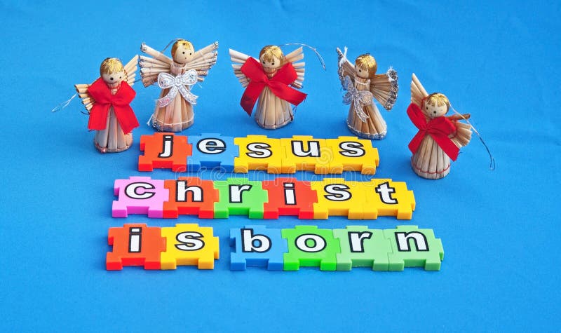 Le Christ est né image stock. Image du blanc, mary, expression - 33782007