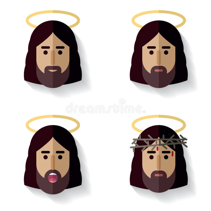 Jesus Christ crucified stock vector. Illustration of christian - 34884355