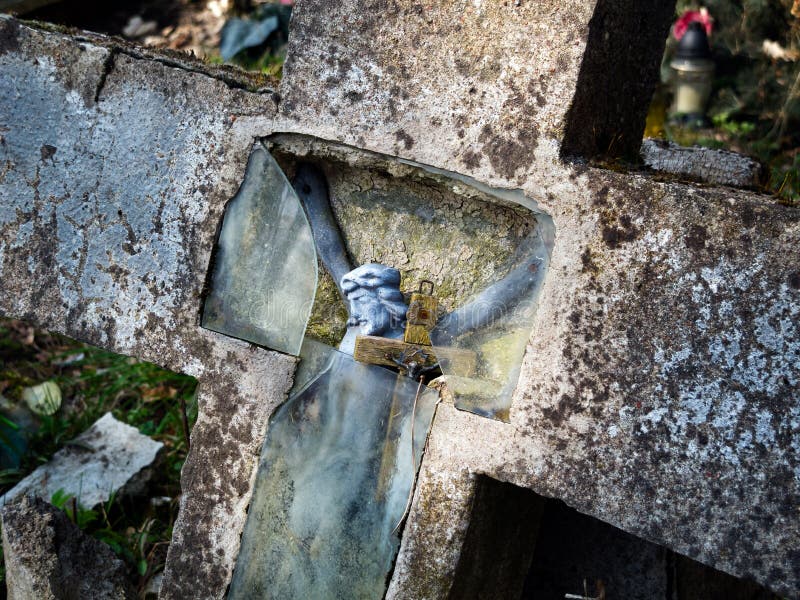 Jesus Christ stock image. Image of concrete, graveyard - 49880353