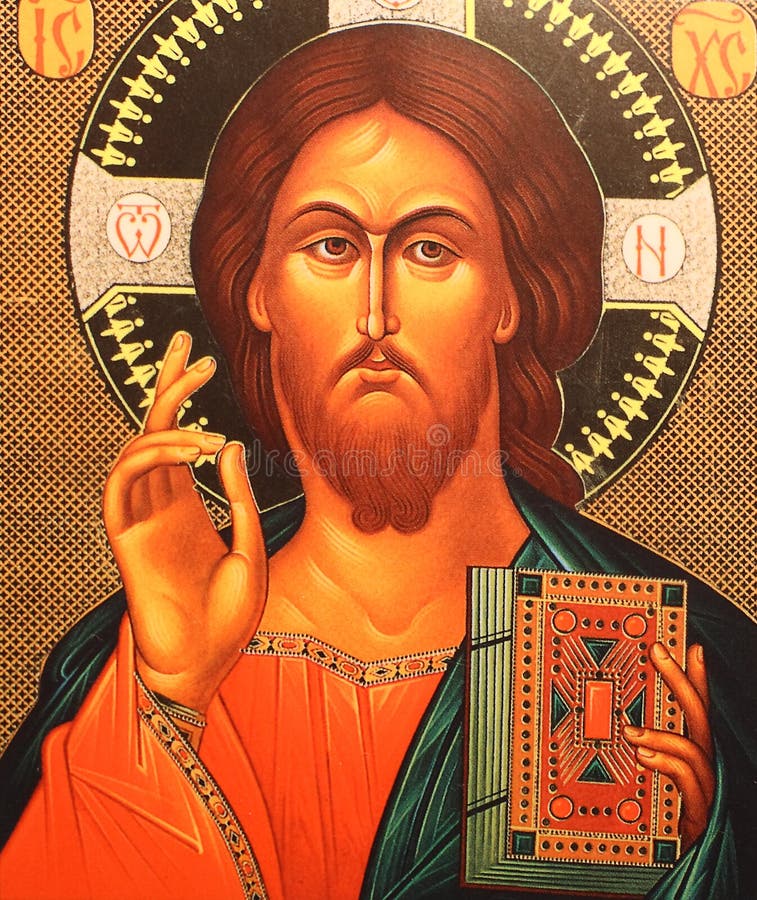 Jesus Christ Icon stock photo. Image of religion, holy - 7426168