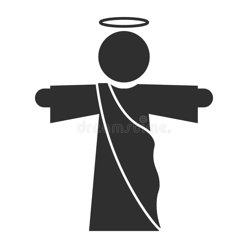 Jesus christ icon stock vector. Illustration of blessing - 247660362