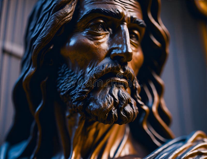 Jesus Christ. Illustration Created Using Artificial Intelligence ...