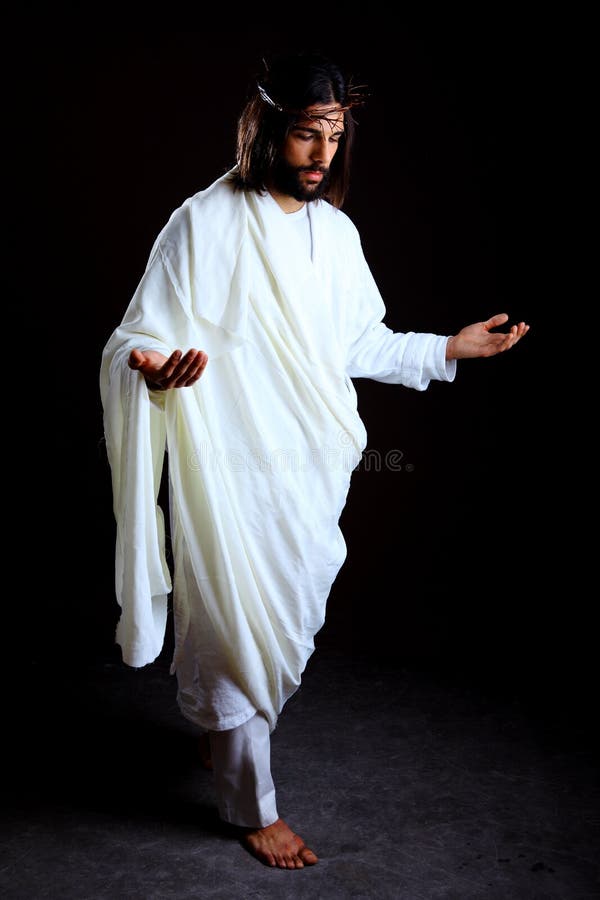 Jesus Christ of Nazareth stock photo. Image of black - 29513000