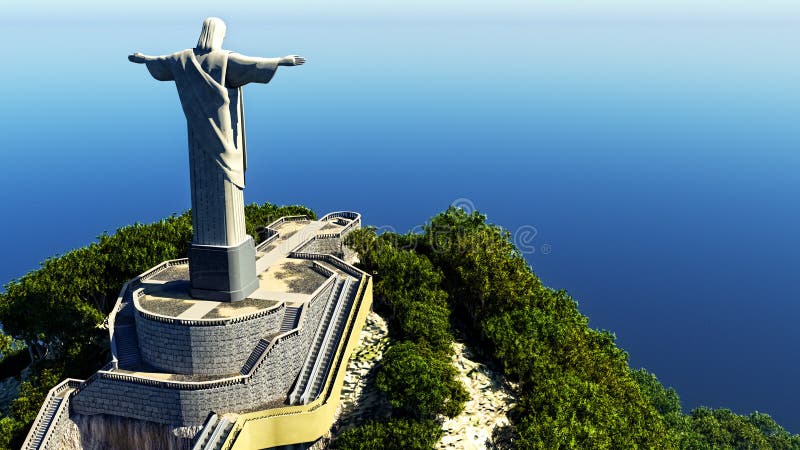 Jesus christ o redentor imagem editorial. Imagem de punho - 66025190