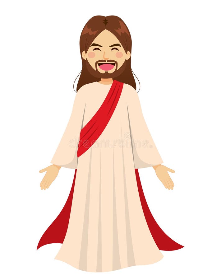 Jesus Christ Standing stock vector. Illustration of christianity ...