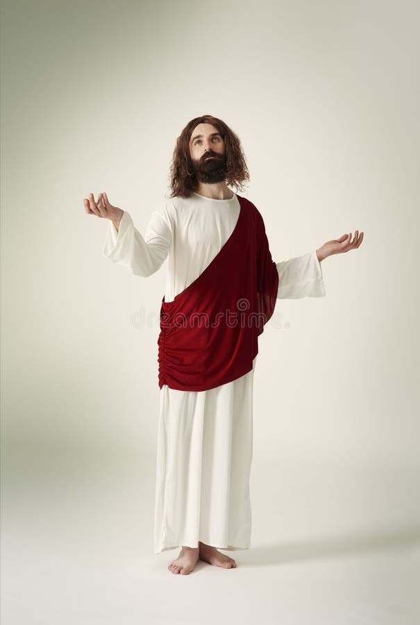 Jesus Christ stock photo. Image of person, gesturing - 87576316
