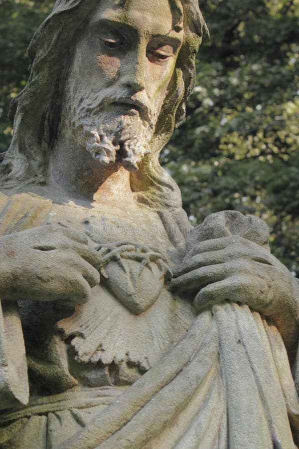 Jesus Christ statue stock photo. Image of religions, cemetery - 60688526