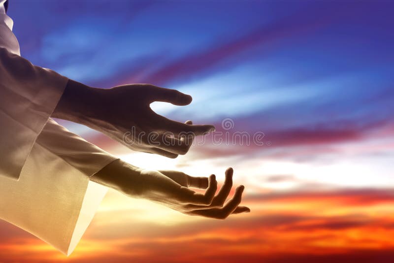 Jesus Cristo Rezando a Deus Foto de Stock - Imagem de exterior, punho ...