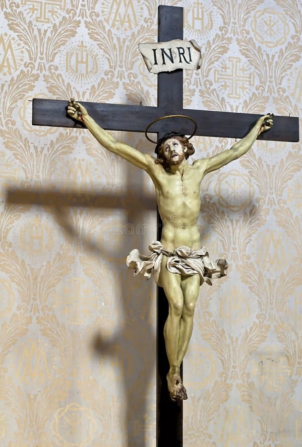 Jesus Christ on a Cross stock photo. Image of jesus, heavenly - 441032