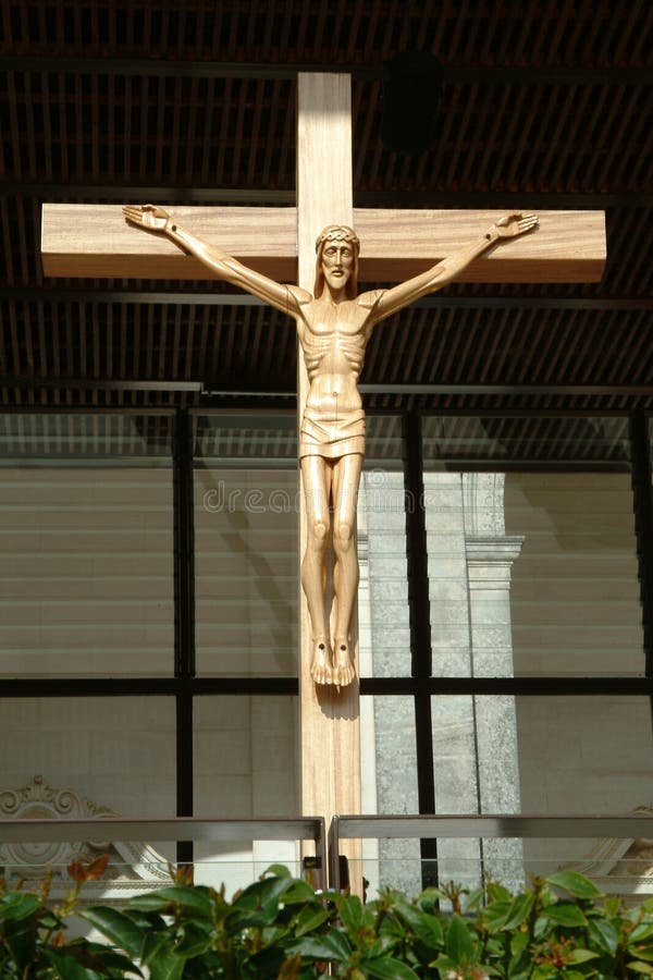 Jesus in cross stock photo. Image of christianity, fatima - 286850