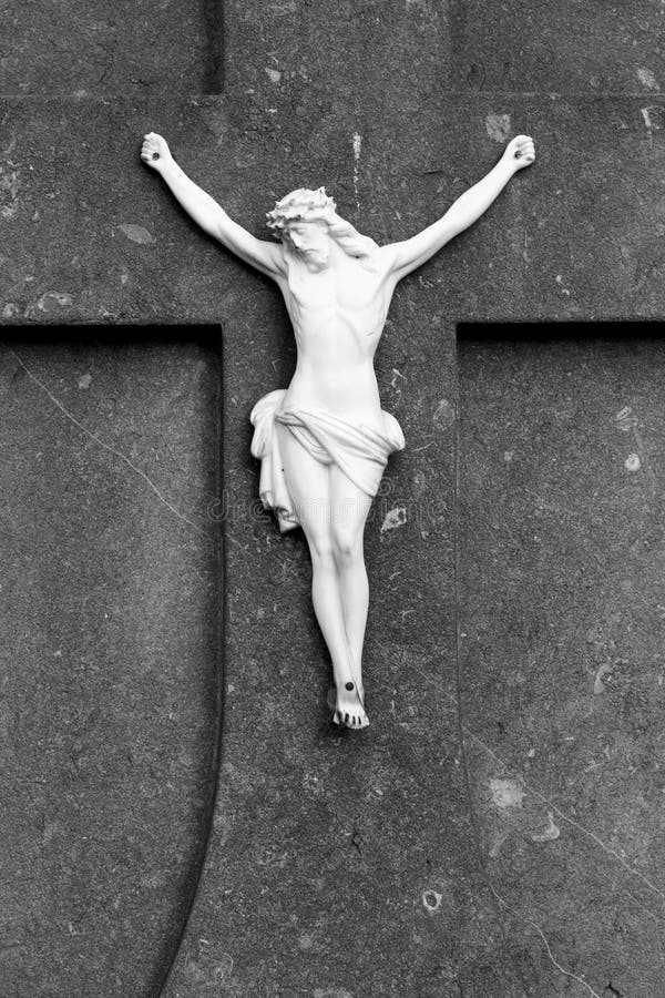 Jesus on the Cross stock image. Image of stone, easter - 4372915