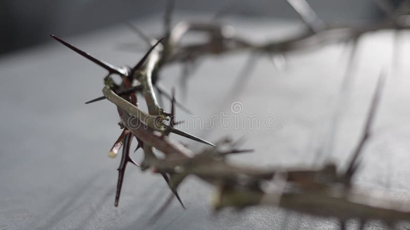 Jesus Crown of Thorns Casting a Distinct Shadow on a for Christian ...