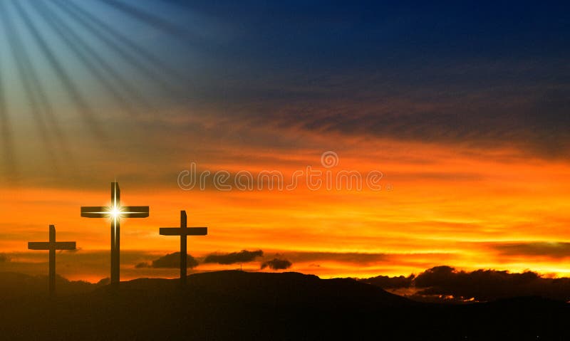 Jesus Easter Cross photo stock. Image du coloré, pâques - 35655778