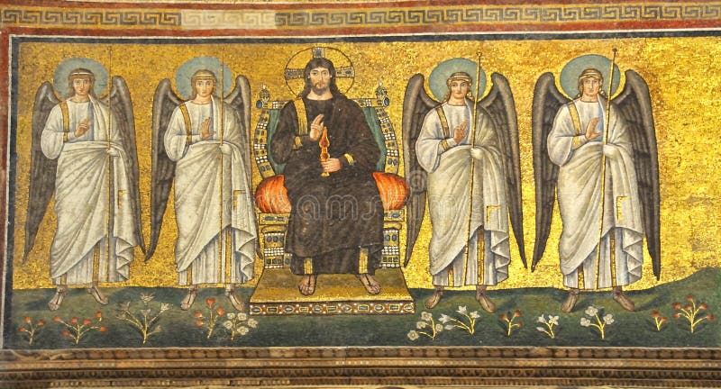 Jesus enthroned editorial photo. Image of ancient, kings - 11926391