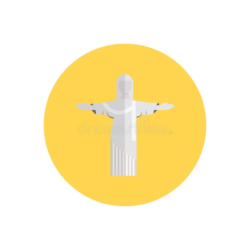 Jesus Vector Flat Color Icon Editorial Photography - Illustration of ...
