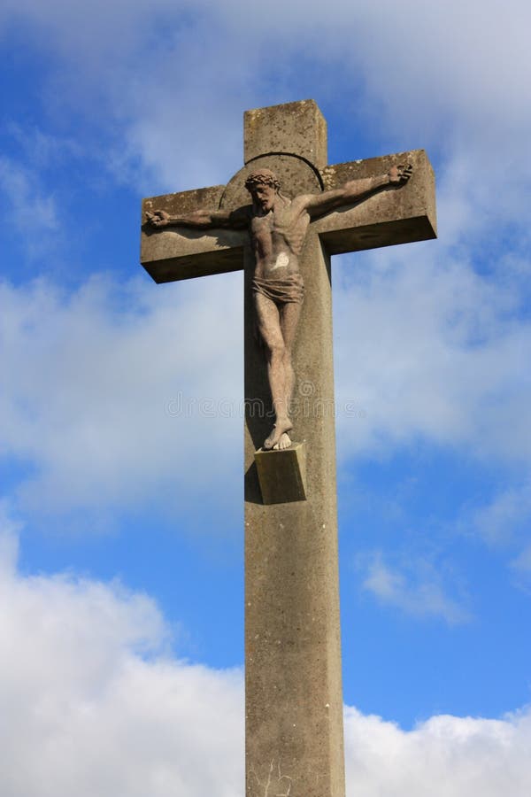 Jesus kors fotografering för bildbyråer. Bild av krona - 48086289