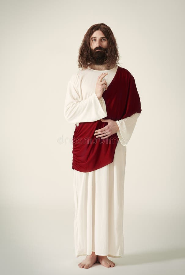 Jesus I Krans Som Ber På Knän Arkivfoto - Bild av jesus, kristendomen ...