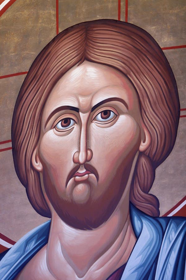 Jesus portrait stock photo. Image of rural, orthodox, chapel - 6729682