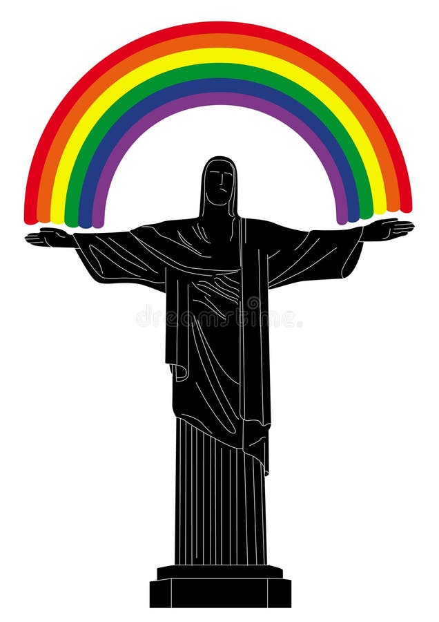 Jesus Rainbow Stock Illustrations – 895 Jesus Rainbow Stock ...
