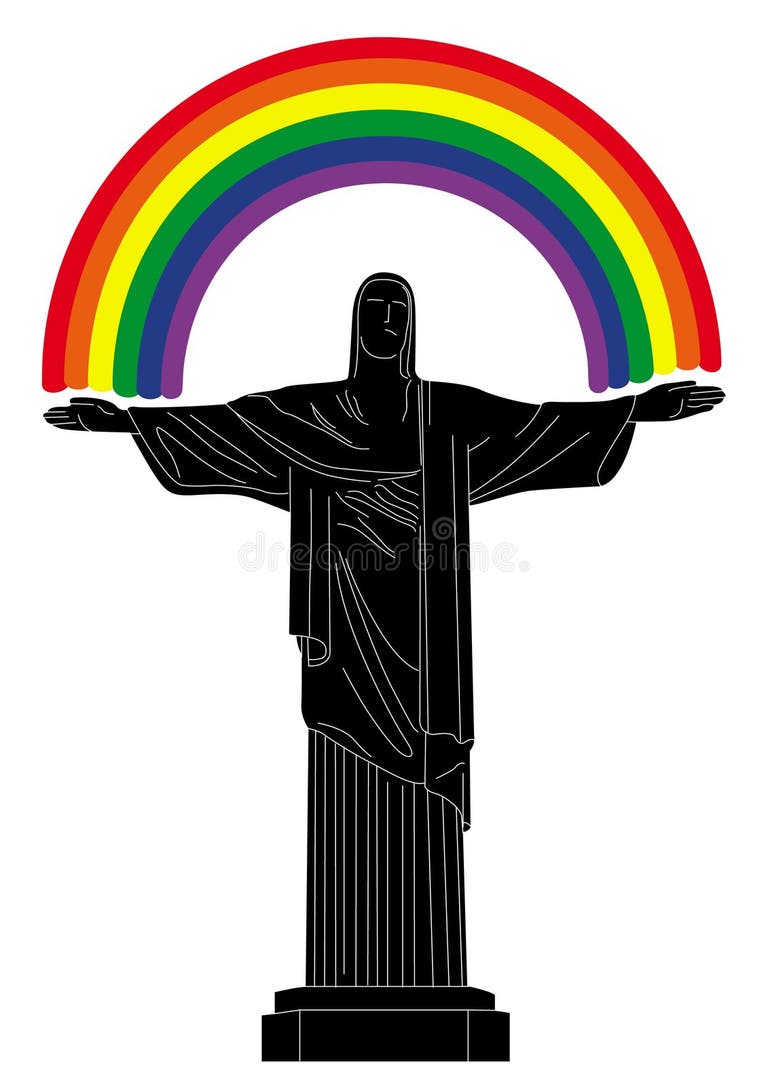 Jesus Rainbow Stock Illustrations – 877 Jesus Rainbow Stock ...