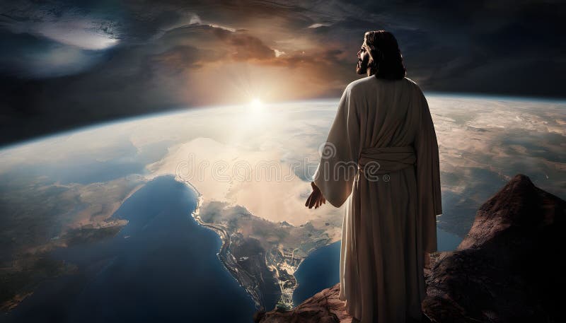 Jesus the Redeemer of the World Stock Illustration - Illustration of ...