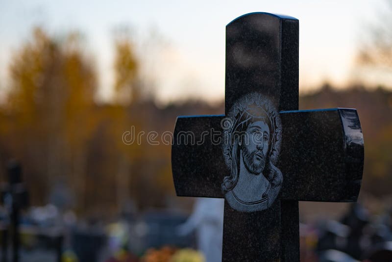 Jesus S Tombstone in the Cemetry Stock Image - Image of celebration ...