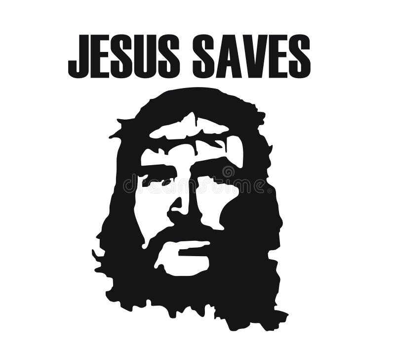 Jesus Christ Saves Religion Faith Spirituality Life Preserver Stock ...